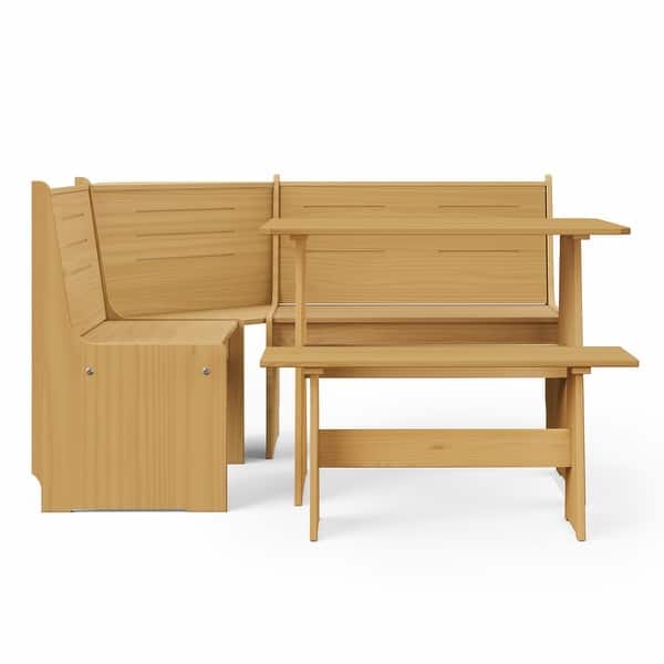 rustic corner dining set