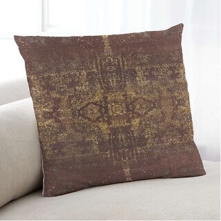 Ahgly Company Mid-Century Modern Brown Throw Pillow - Bed Bath & Beyond ...