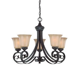 Jeremiah Lighting 25125 Stanton Single Tier 5 Light Chandelier - 34 ...