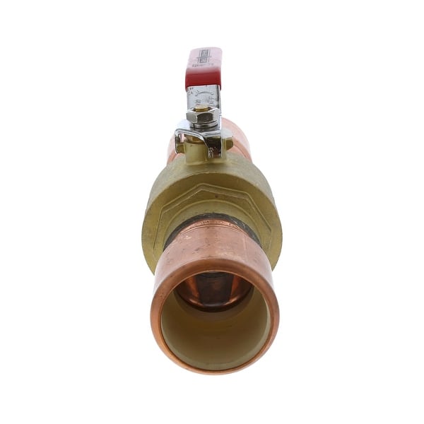 Jones Stephens B67255 2" Full Port Metal Ball Valve with CPVC - Brass ...