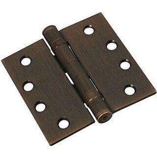 Stanley S820-845 Standard Weight Ball-Bearing Hinge, 4", Antique Bronze ...