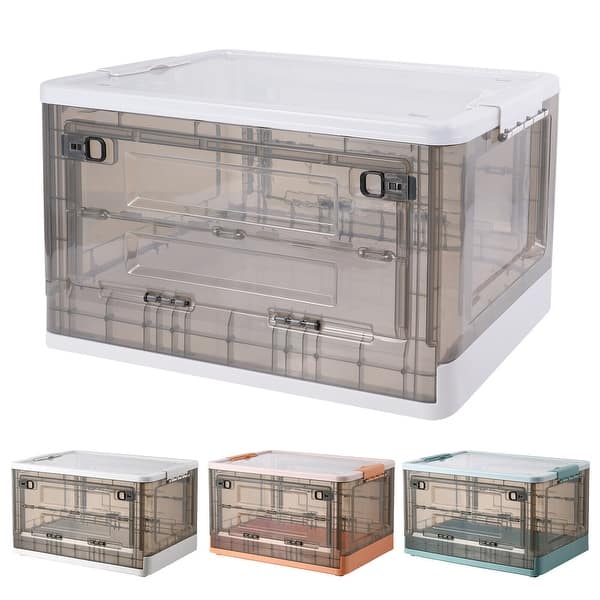 Collapsible Stackable Plastic Storage Containers - On Sale - Bed Bath ...