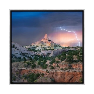 iCanvas "Lightning At Church Rock, Red Rock State Park, New Mexico" by ...