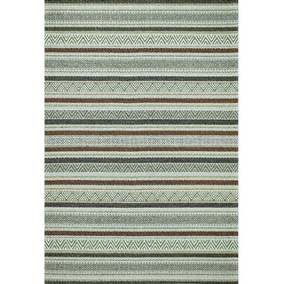 Dynamic Rugs Brighton Indoor/Outdoor Polypropylene Patio Backyard Area ...