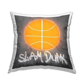 Stupell Slam Dunk Basketball Graffiti Design by CAD Designs - Bed Bath ...