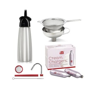 iSi Easy Whip PLUS (1 Pint) with Funnel, Infusion Tool, and Chargers ...