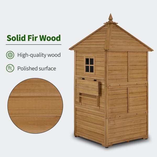 MCombo Large Outdoor Storage Shed with Lockable Door and 6 Shelves and ...