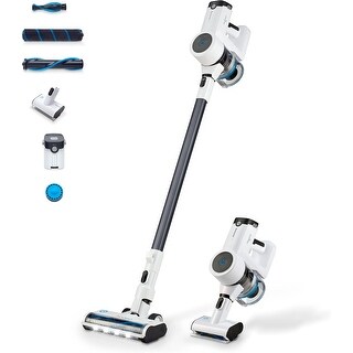 Cordless White Stick Vacuum with HEPA - Bed Bath & Beyond - 39391441