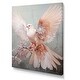 Designart "Pink Dove Winged Messenger" Dove Wall Art Prints - Bed Bath ...