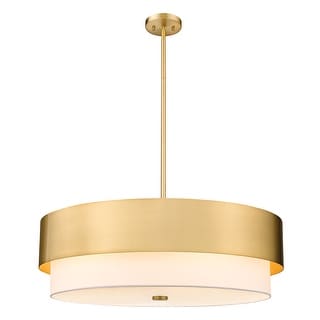 Counterpoint by Z-Lite 6 Light Pendant in Modern Gold - Bed Bath ...