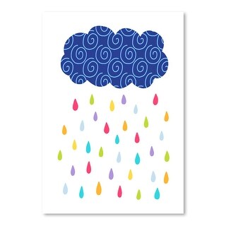 Americanflat - Raindrop Cloud by Lisa Nohren - 16"x20" Poster Art Print ...