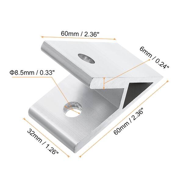 6Pcs 45 Degree Angle Aluminum Profile Corner Brackets 4040 Series ...