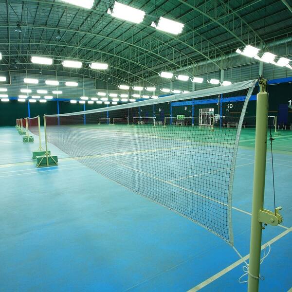 20x2.5ft Badminton Net Badminton Court Netting 0.71x0.71" Mesh with Box ...