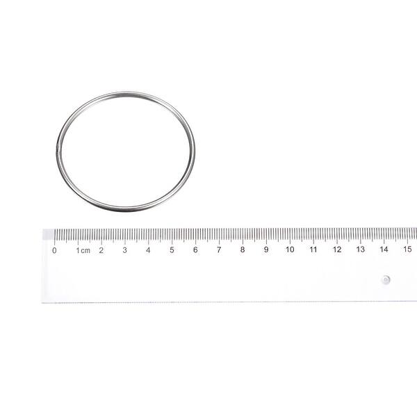 Stainless Steel O Rings, 5pcs Multi-Purpose Welded O-rings Round Rings ...