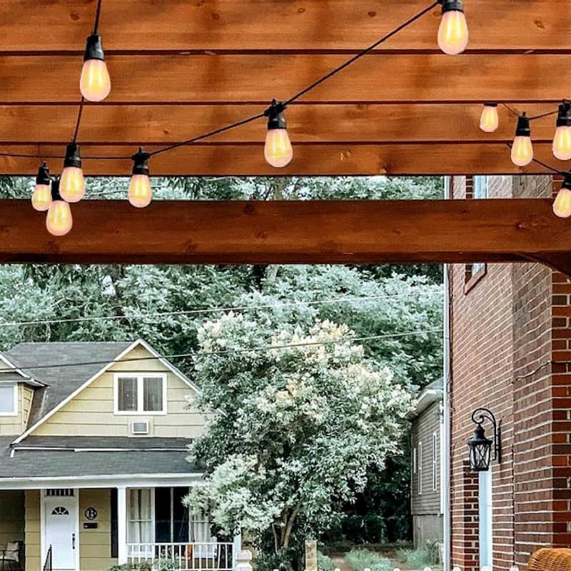 Brightech Ambience Pro Solar Powered 12-Light 27 Ft LED Heavy Duty ...