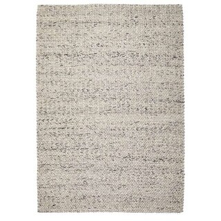 Farrah Marble Grey Braided Wool Rug - Bed Bath & Beyond - 40313618