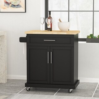 Multi Functional,Kitchen Cart With 2 Drawers 1 Door,Two Drawers,Cabinet ...