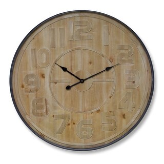 31.5" Round Open Face Wall Clock - Bed Bath & Beyond - 37565124