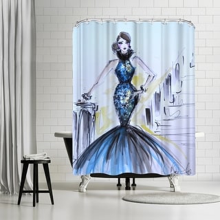 Americanflat 71" x 74" Shower Curtain, Luxe by Cara Francis - Bed Bath ...