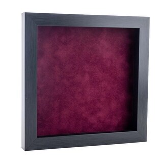 20x20 Shadow Box Frame Charcoal Gray Wood - Bed Bath & Beyond - 38787702