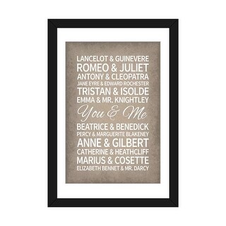 iCanvas "Famous Couples in Literature" by GetYourNerdOn - Bed Bath ...