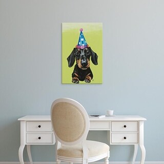 Easy Art Prints Victoria Coleman's 'Party Dog III' Premium Canvas Art ...