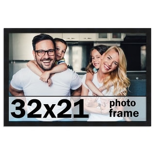 32x21 Frame Black Picture Frame - Complete Modern Photo Frame Includes ...