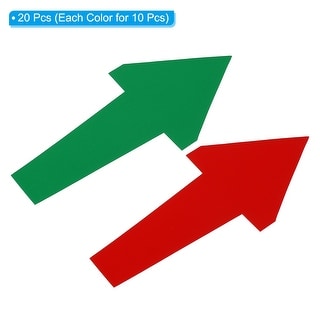 20Pcs 8" x 4" Arrow Sticker, PVC Self Adhesive Arrow Sign, 2 Color ...