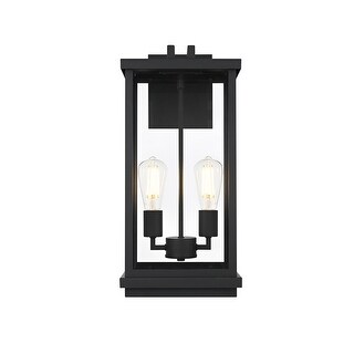Aria 9 Inch Outdoor Wall Sconce in Black - Bed Bath & Beyond - 42748724