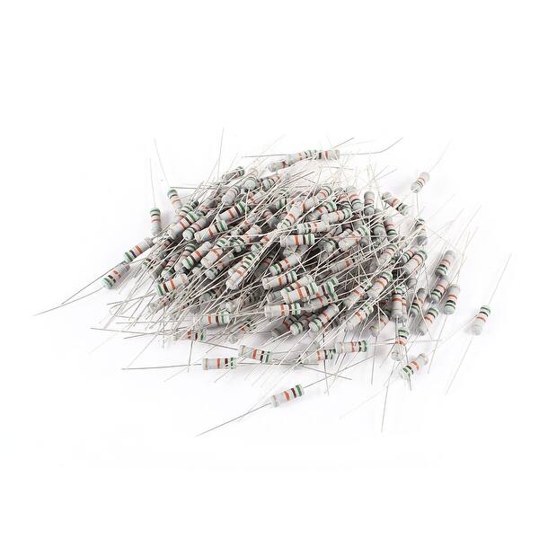 Unique Bargains 200 Pcs Through Hole Axial Lead Fixed Oxide Film ...