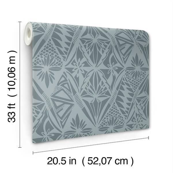 A-Street Prints Urbane Denim Diamonds Wallpaper - Bed Bath & Beyond ...