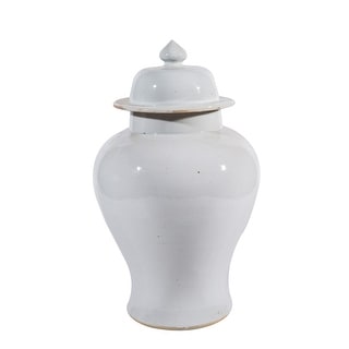 Busan White Temple Jar Small - Bed Bath & Beyond - 31522607