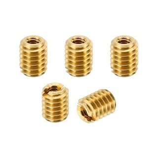 Brass Threaded Repair Insert Nut, 5Pcs Reducing Nut Reducer Screw 5mm ...