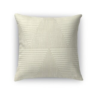 LINEAR TRIANGLES TAN Accent Pillow By Kavka Designs - Bed Bath & Beyond ...