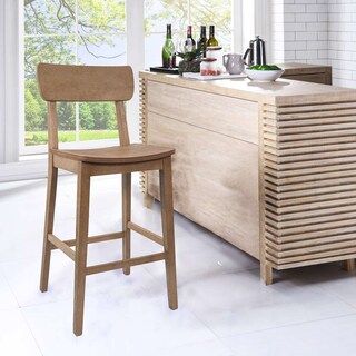 Rustic 24-inch Torino Wood Counter Stool - On Sale - Bed Bath & Beyond ...