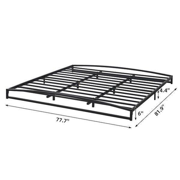 Heavy Duty Metal Platform King Bed Frame Low Profile On Sale Bed Bath Beyond 40409814