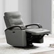 Spruce & Spring Regan Leather Power Recliner Swivel Glider Rocker with ...
