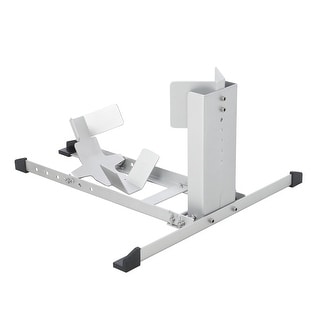 Motorcycle Wheel Chock Upright, Heavy-Duty Adjustable Front Tire Stand ...