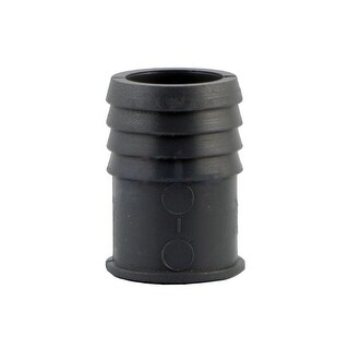 1 in. Black Poly Male Plug - Bed Bath & Beyond - 39110686