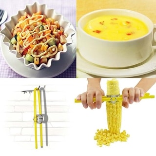 Adjustable Stainless Steel Corn Cob Kernel Remover Cutter - Bed Bath ...