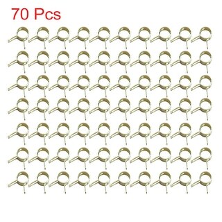 70pcs Fuel Line Hose Spring Clip Water Pipe Air Tube Clamp for Car 8MM ...