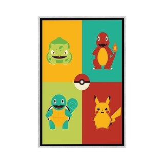 iCanvas "Catch Em All" by Burger Bolt Framed - Bed Bath & Beyond - 37680954
