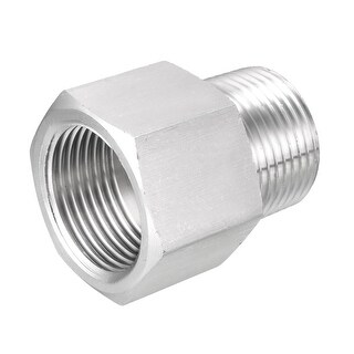 Pipe to Fitting Adapter, Gauge Adapter, 3/4" NPT Male x 3/4" NPT Female ...
