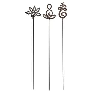 3 Wrought Iron Garden Stakes - On Sale - Bed Bath & Beyond - 40010199