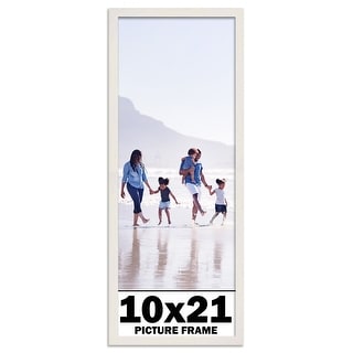 10x21 Frame White Wash Picture Frame Modern Photo Frame Includes UV ...
