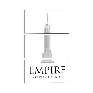 iCanvas "Empire State Of Mind" by Simon Lavery 3-Piece Canvas Wall Art ...