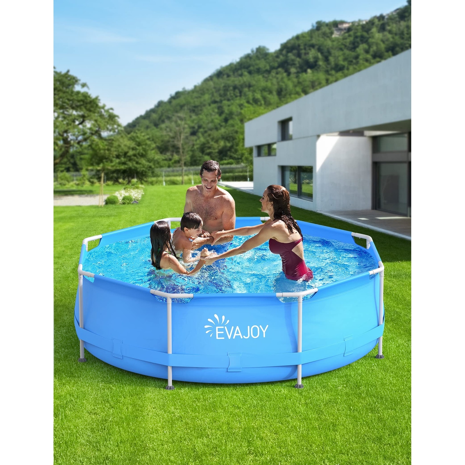 tesco rectangular pool