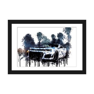 iCanvas "2018 Chevrolet Camaro ZL1 1LE" by Sissy Angelastro - Bed Bath ...