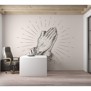 Premium Wallpaper Wall Mural - Praying Hands - Bed Bath & Beyond - 40854309