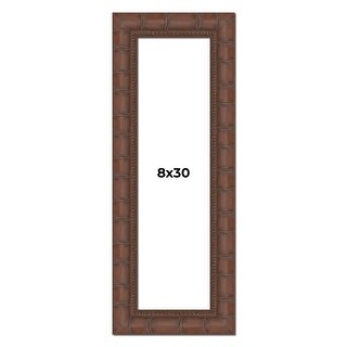 8x30 Frame Pewter Solid Wood Picture Frame Width 1.625 Inches ...